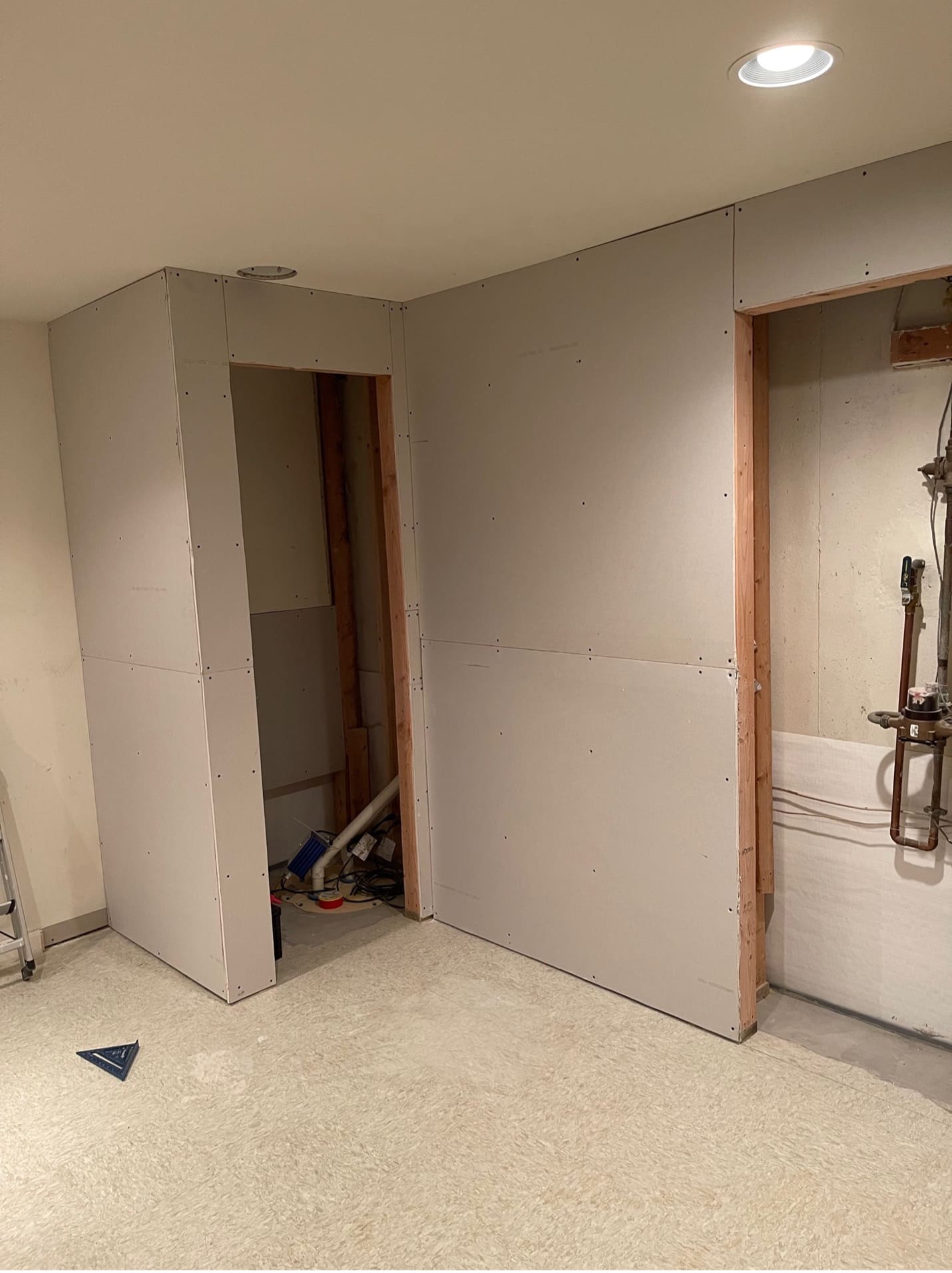 BASEMENT DRYWALL INSTALLATION - OikoSystems